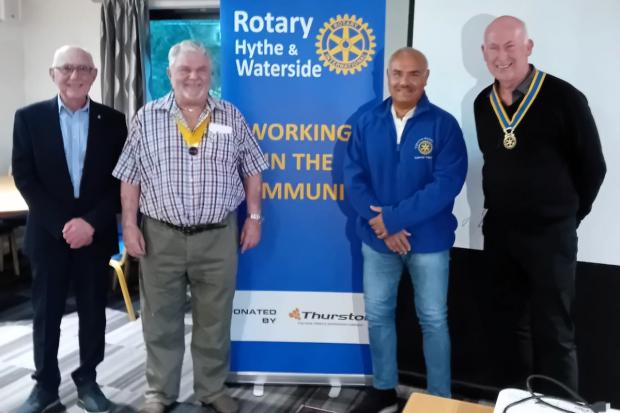 Hythe and Waterside Rotary welcomes district representatives