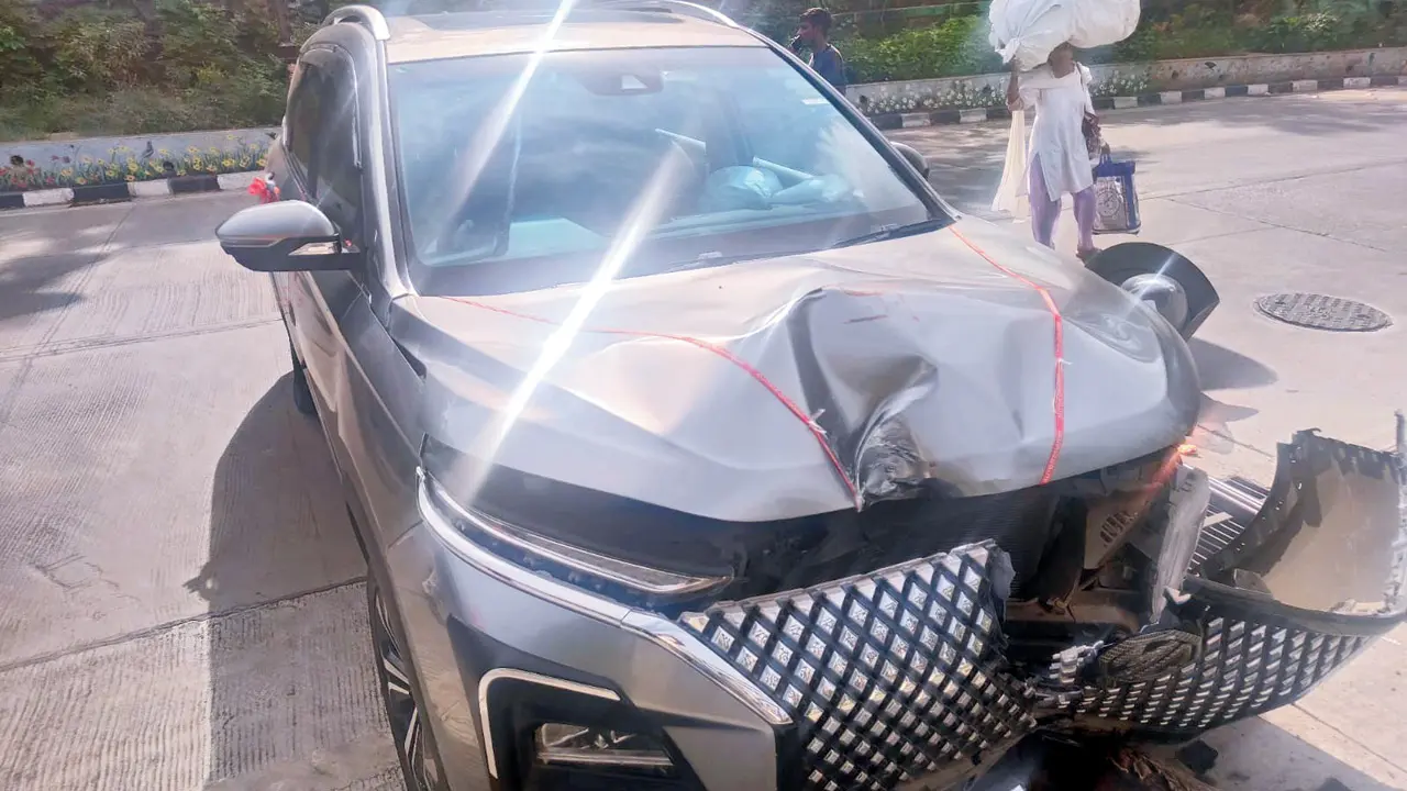 Mumbai car crash highlights danger of loose manhole covers before monsoon