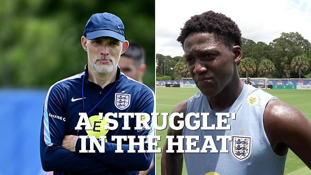 England 'struggle' in the heat as World Cup training starts