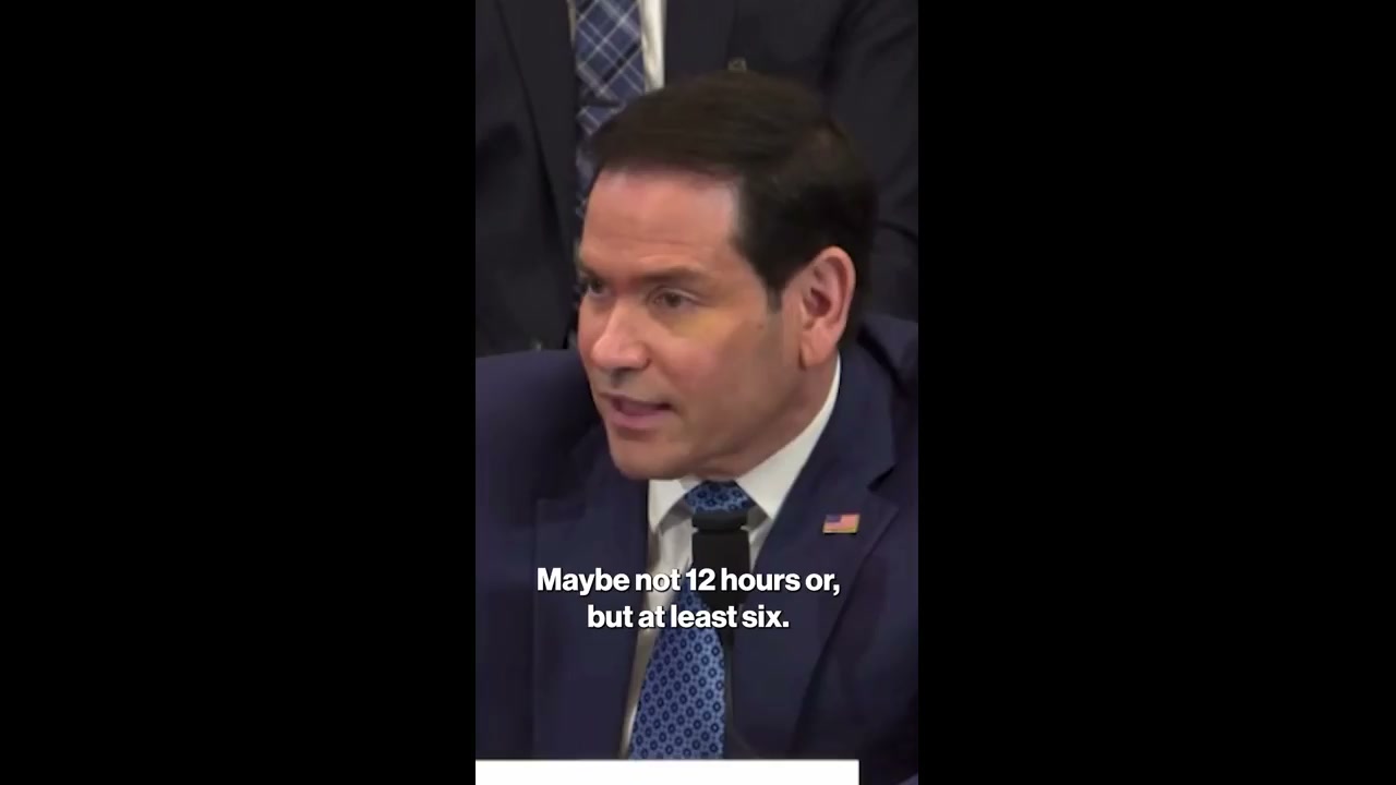 Marco Rubio's mic drop response to 'Dozy Don' allegations