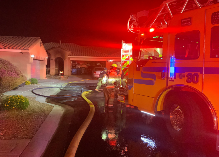 2 dogs found dead after fire extinguished at duplex in southwest Las ...