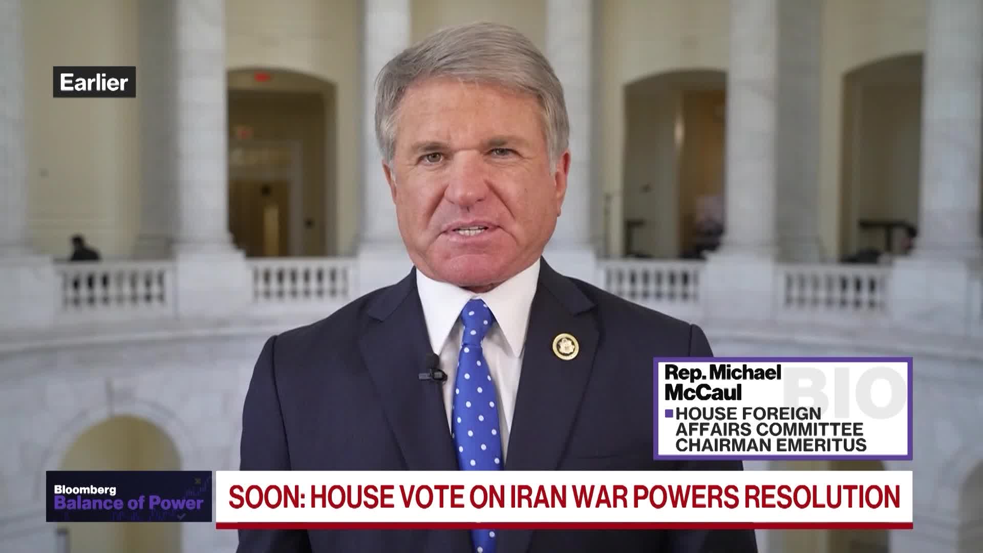 Rep. McCaul: War powers vote from House is ill-timed
