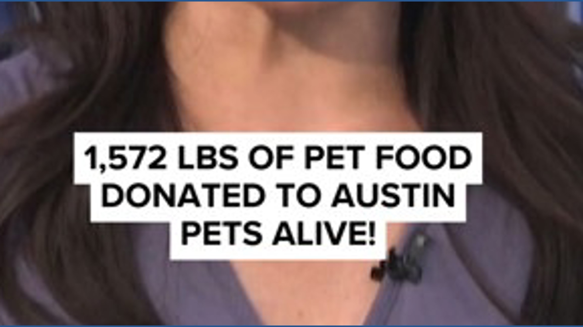 1,572 pounds of pet food donated to Austin Pets Alive!
