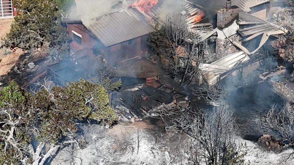 Firefighter hospitalized after brush fire spreads to Moab home
