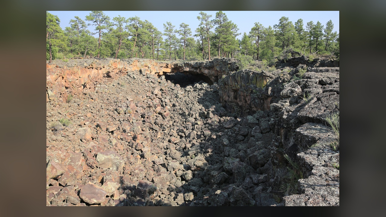New Mexico has 114,000 acres of lava fields that look like the surface ...