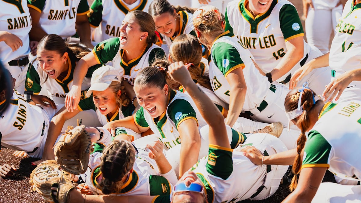 Saint Leo softball team wins NCAA Division II title, a program 1st