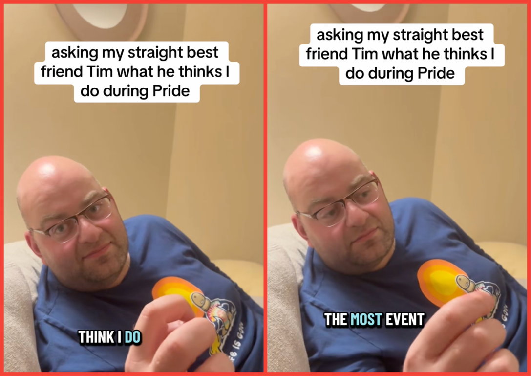 He asked his straight friend what he thinks happens during Pride, and ...