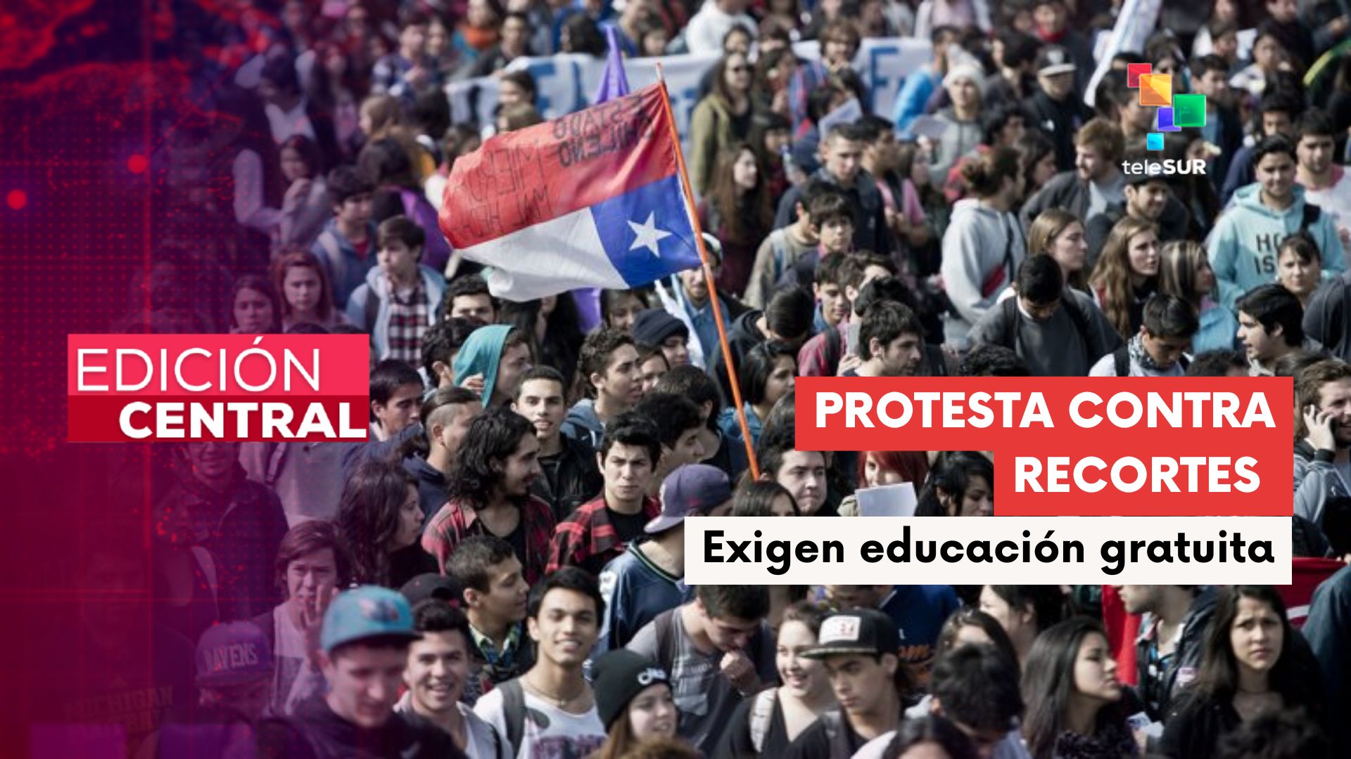 Estudiantes y docentes en Chile exigen educación gratuita y de calidad