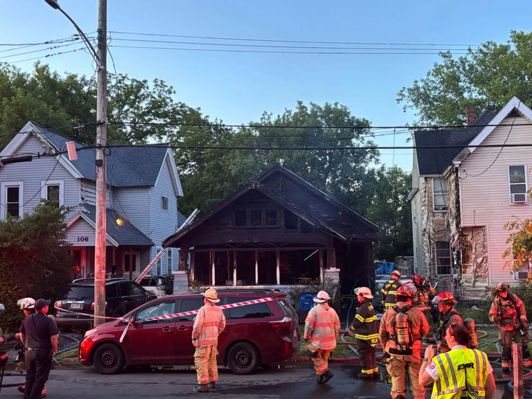 Large fire damages two Syracuse homes; at least 2 people displaced