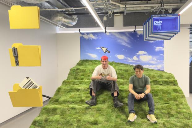 Solent University student recreates Windows XP wallpaper