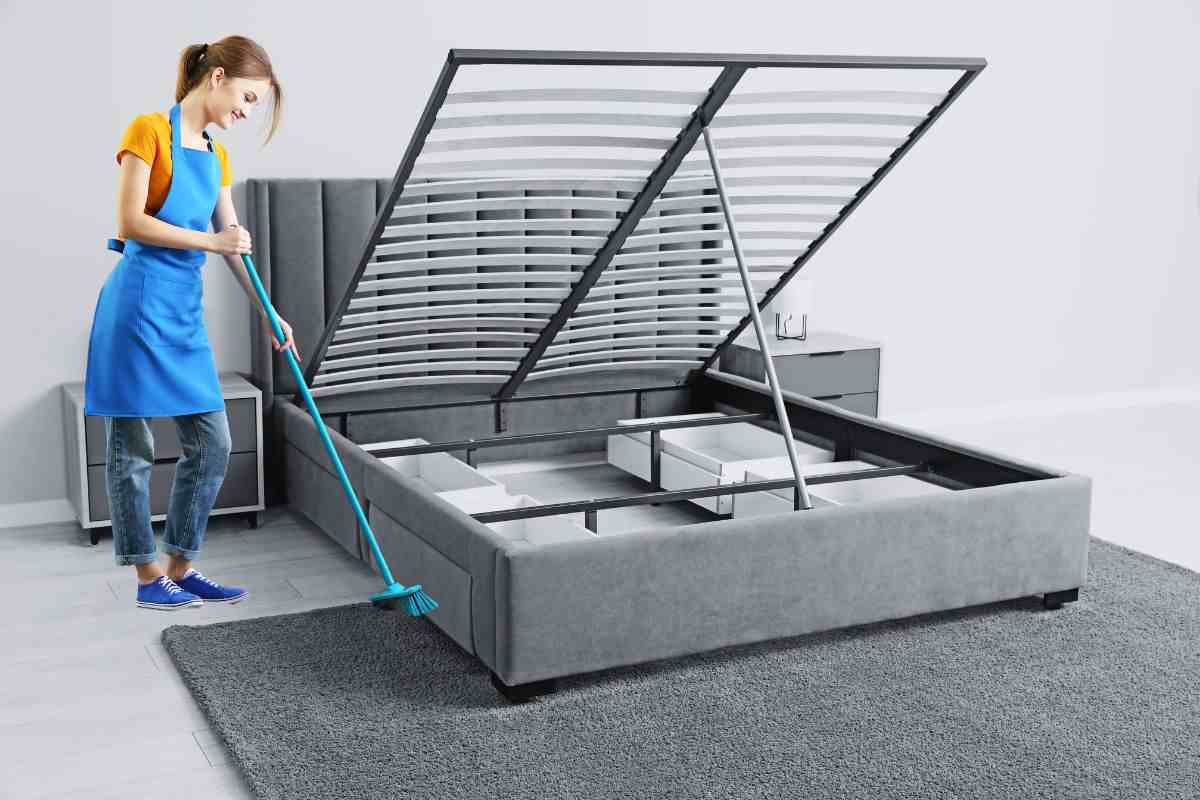 Come pulire sotto il letto contenitore: I rimedi definitivi