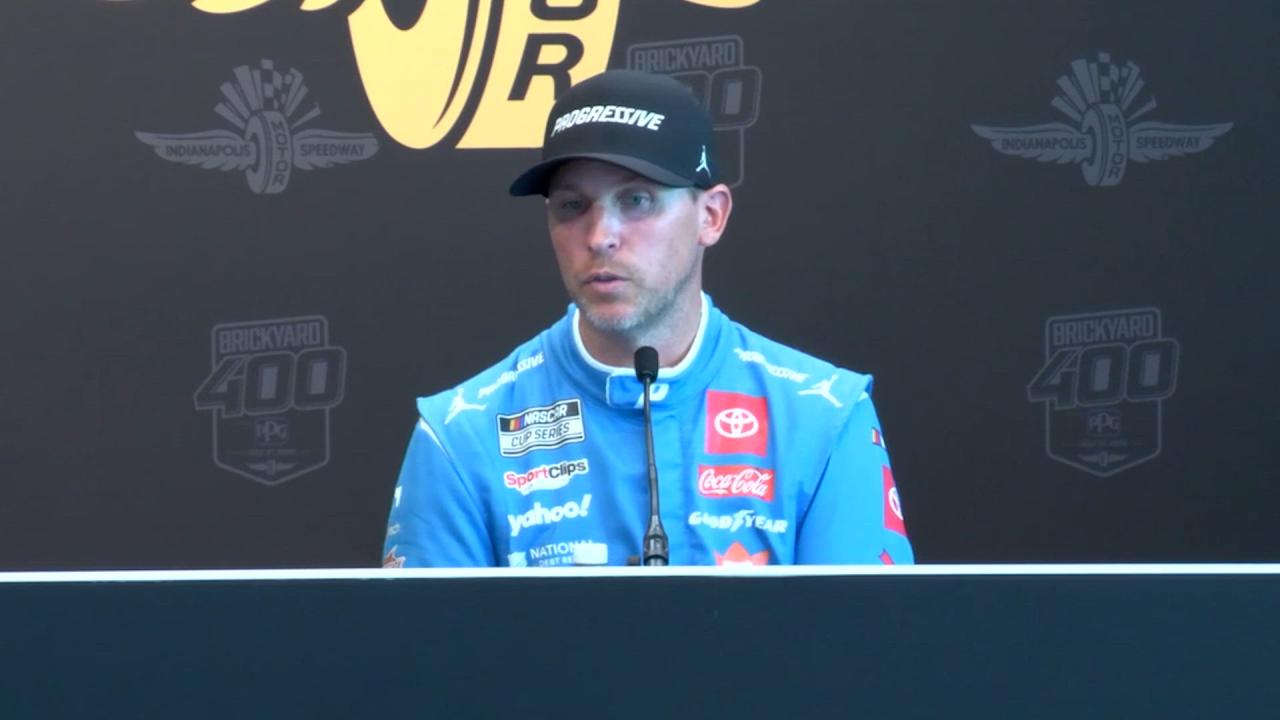 How does a NASCAR driver deal with burnout?