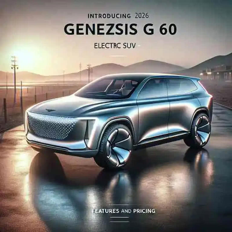 2026 제네시스 GV60, 전동화 SUV 가격과 제원 모두 소개