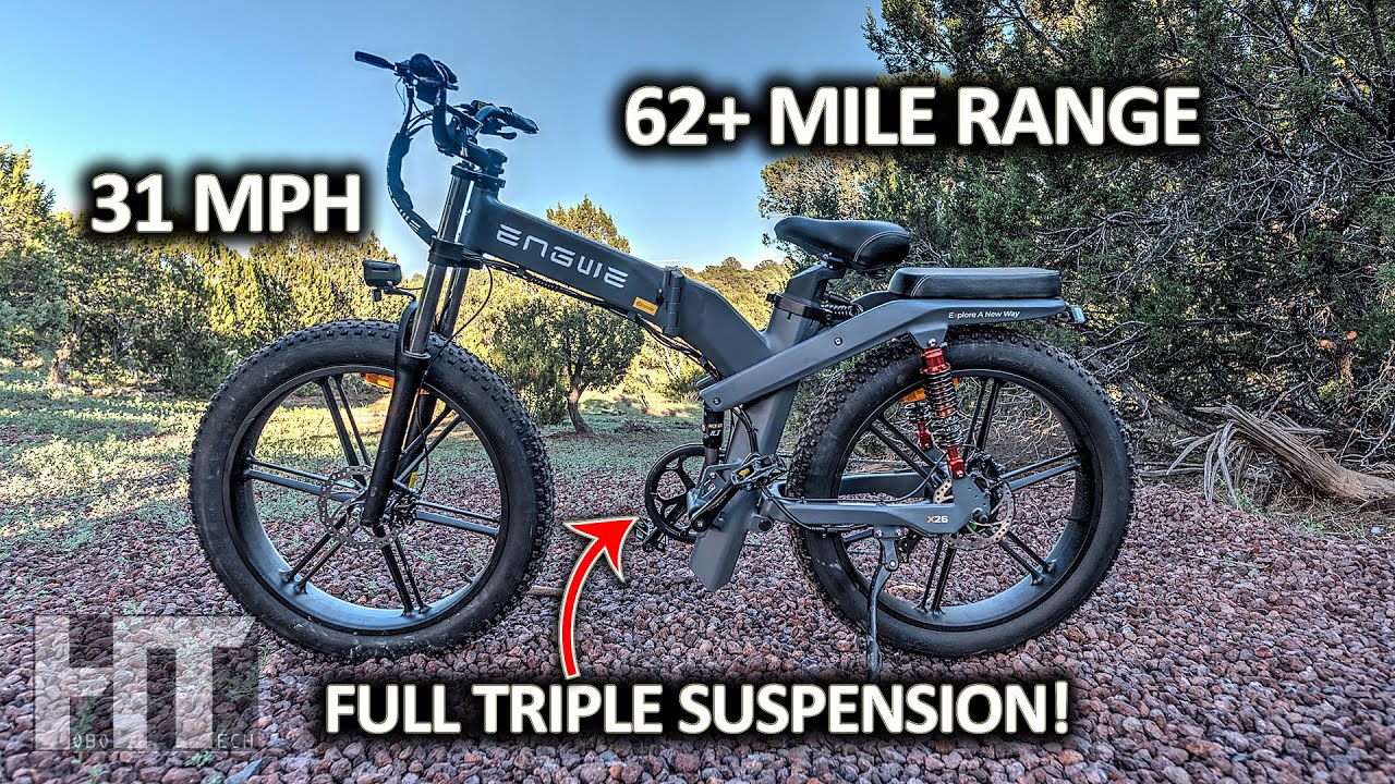 ENGWE X24 | X26 full suspension long range fast electric bike review