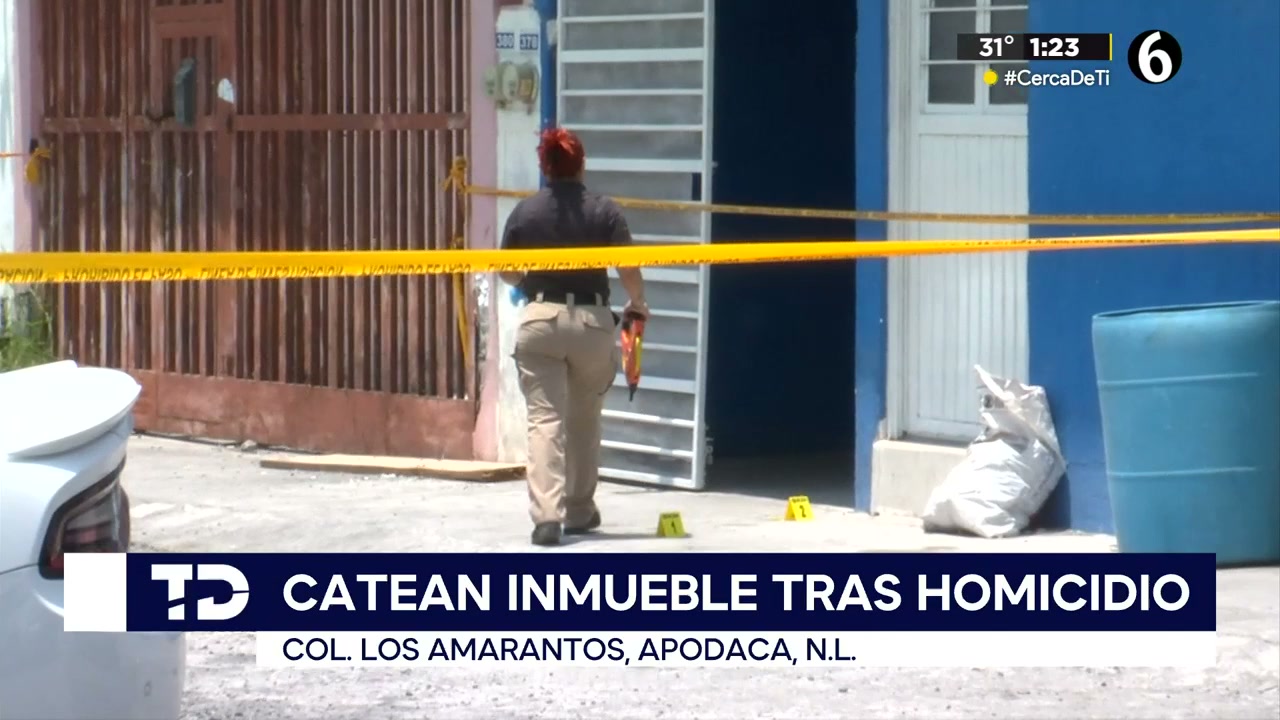 Catean inmueble en Apodaca tras el homicidio de aficionado de Rayados