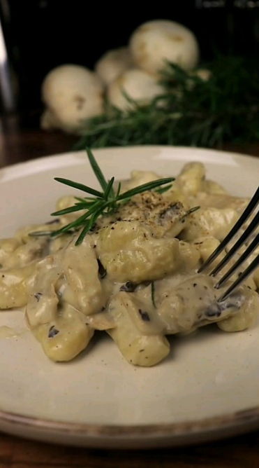 Sweet and delicious potato gnocchi