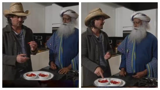 Sadhguru takes the taste test with Vampire Diaries star Ian Somerhalder ...