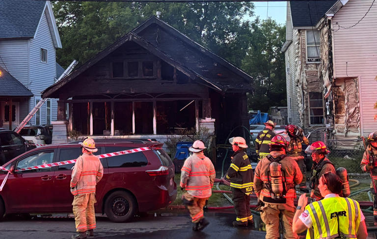 Large fire damages two Syracuse homes; at least 2 people displaced