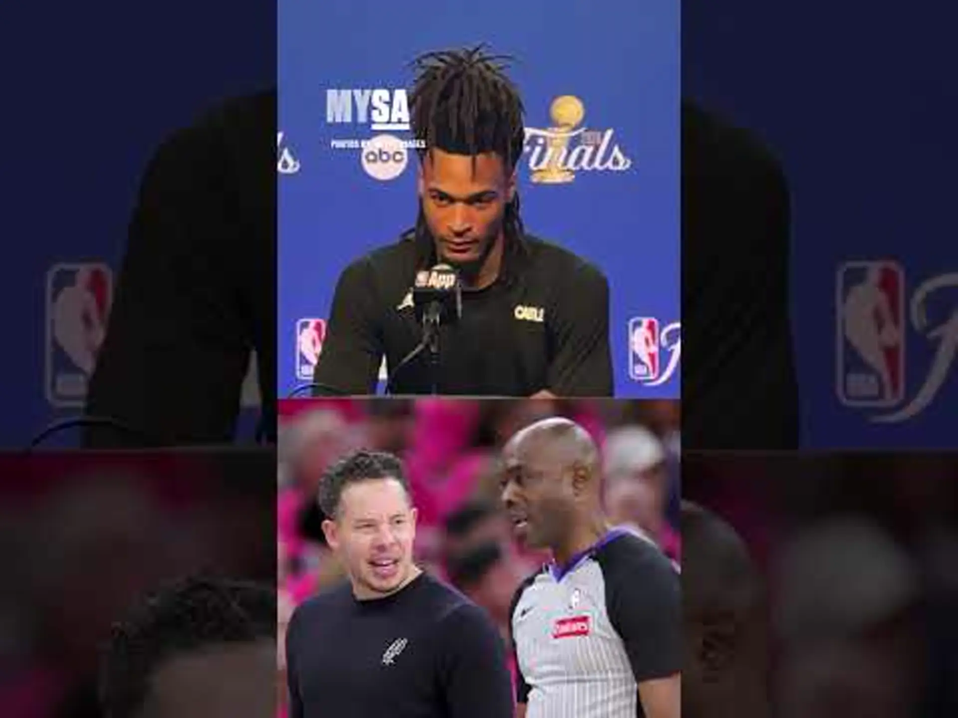 'I sell calls too': Stephon Castle talks the refs and foul calls before ...