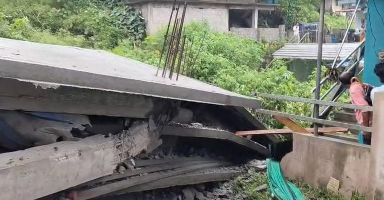 Five-storey building under construction collapses in Idukki, no ...