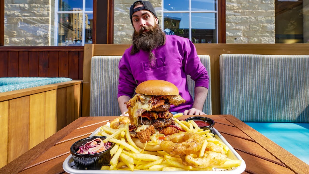 The Beast Master burger challenge | First restaurant challenge in four ...