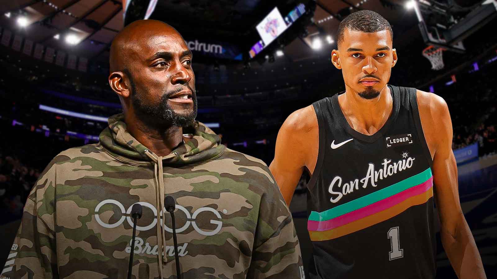Kevin Garnett questions whether Victor Wembanyama can handle MSG pressure