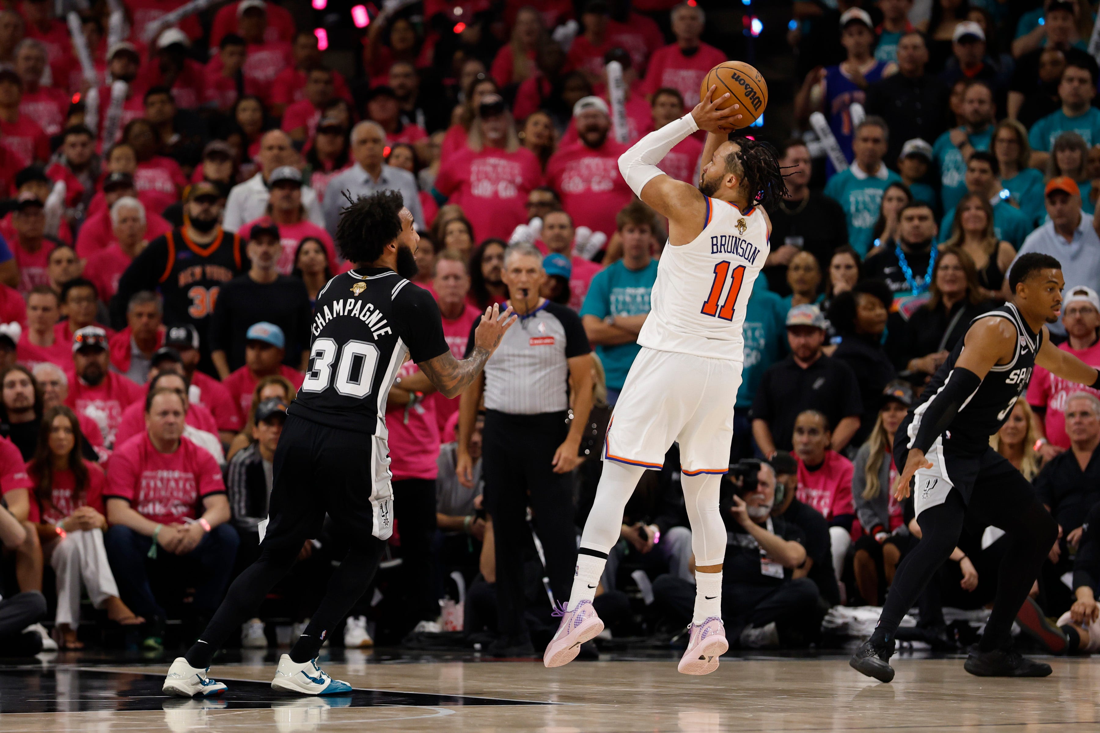 Knicks vs Spurs highlights: Jalen Brunson leads NBA Finals Game 1 win