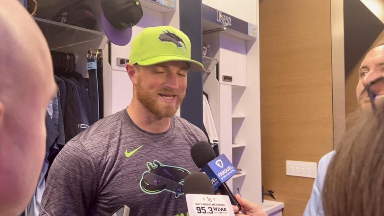 Tampa Bay Rays starting pitcher Drew Rasmussen talks slow start ...