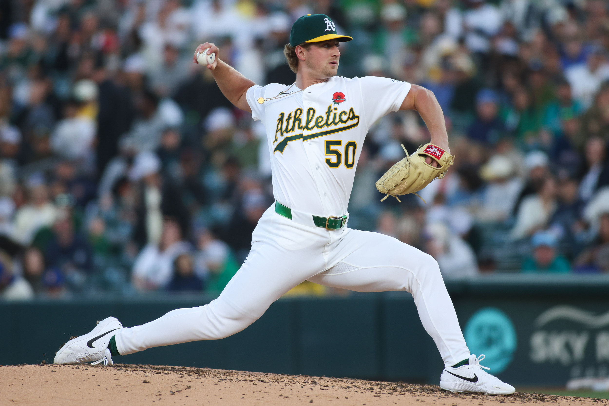 Athletics adding another young arm to rotation
