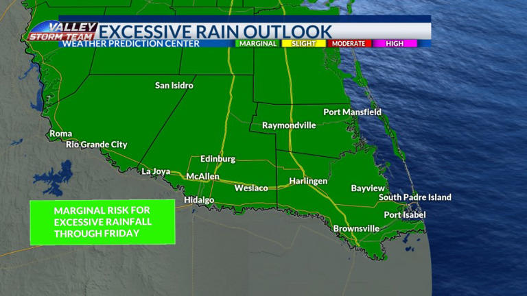 Excessive rainfall in the forecast through Friday