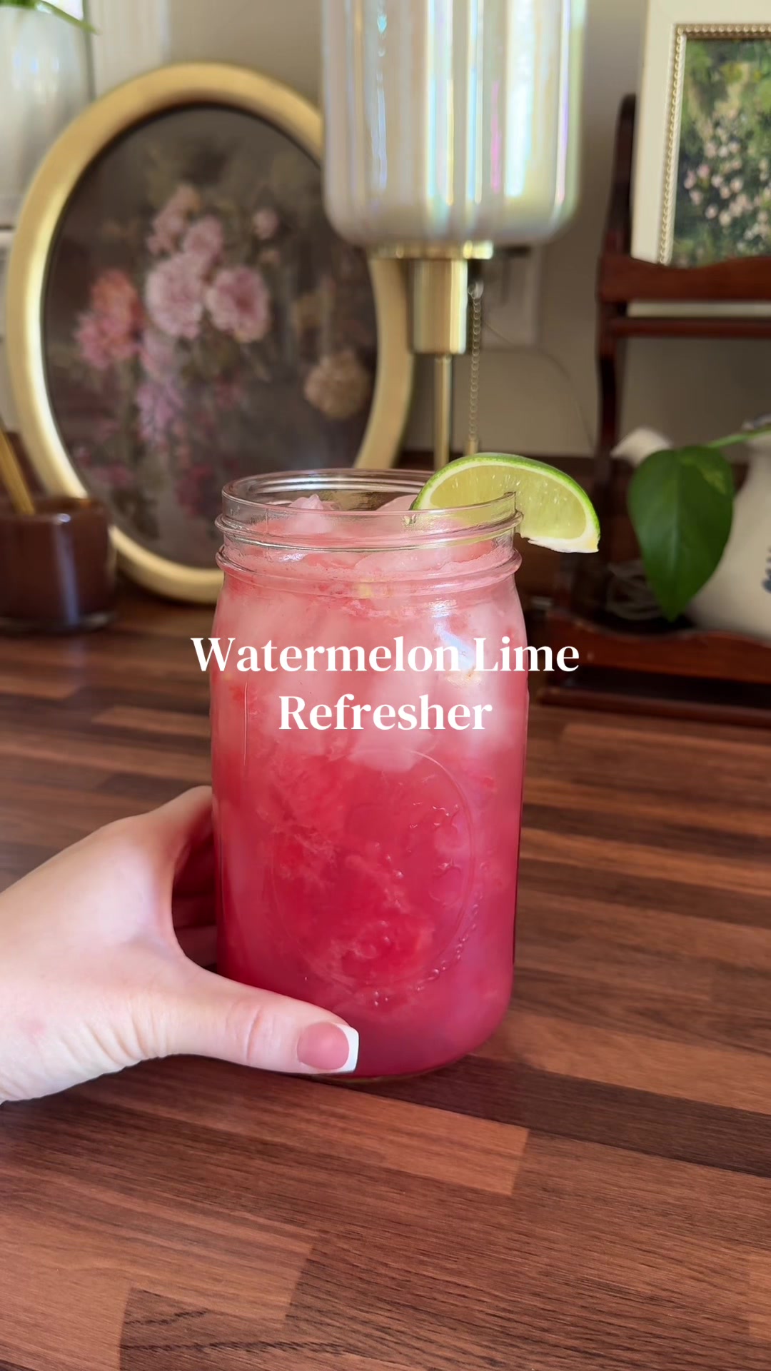 Watermelon lime refresher