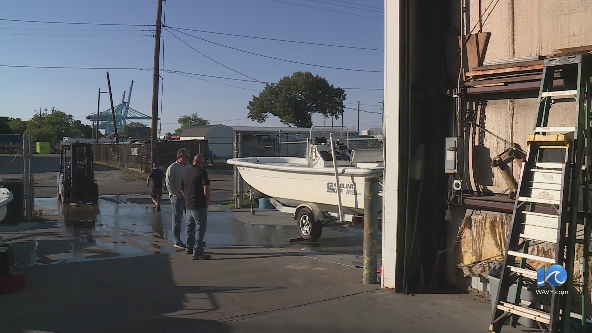 Boat repair shops experiencing a rush ahead of Harborfest and Sail250®