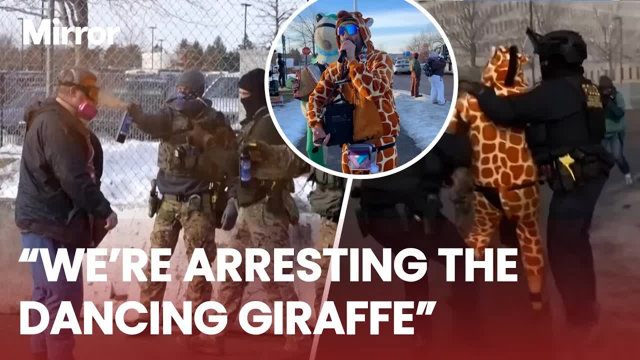 ICE agents pepper spray and arrest Minneapolis protesters as ...