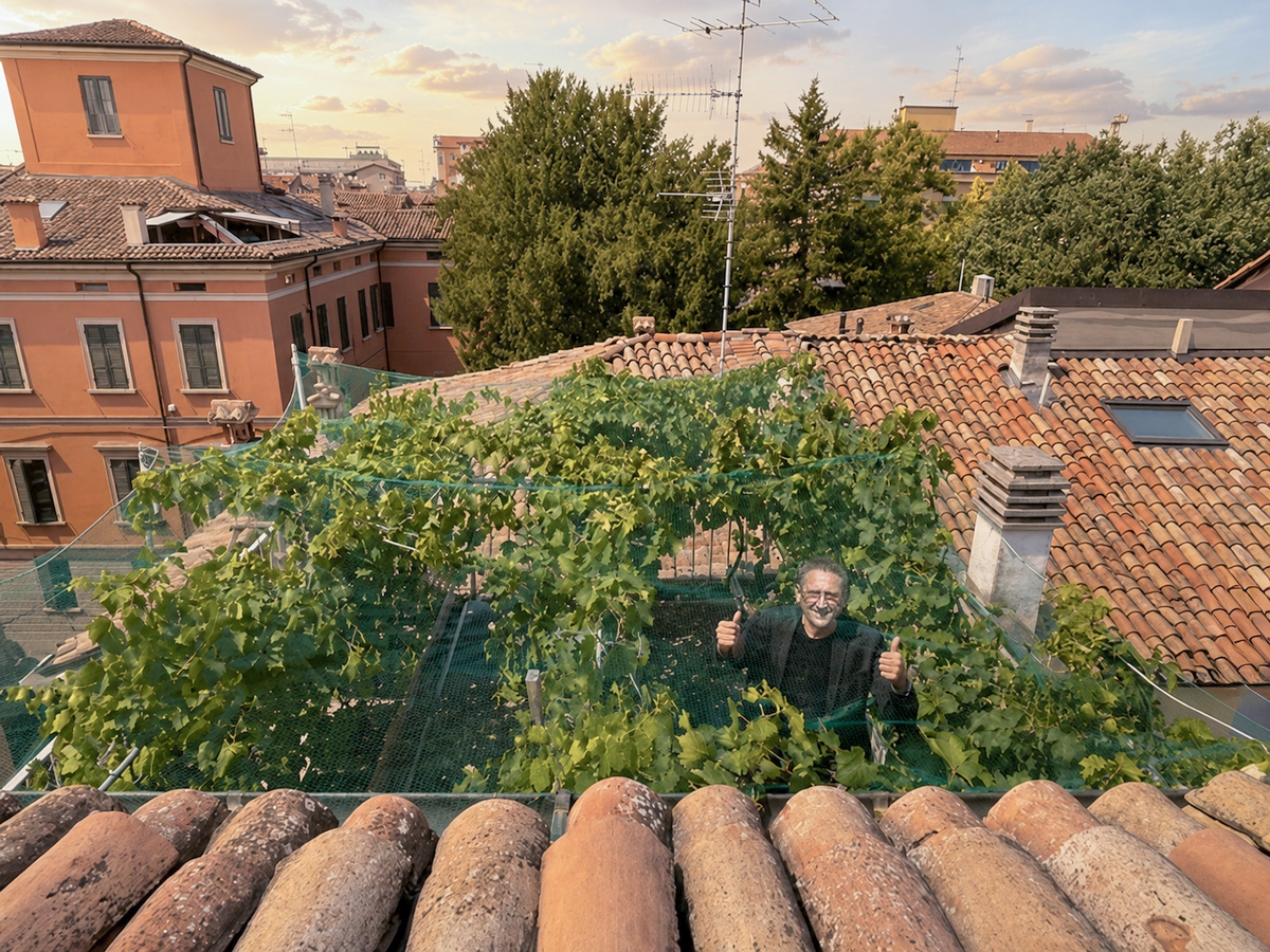 Il vigneto più piccolo al mondo si trova su una terrazza nel cuore di ...