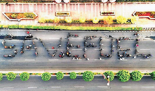 Over 120 cyclists join World Bicycle Day ride in Vijayawada