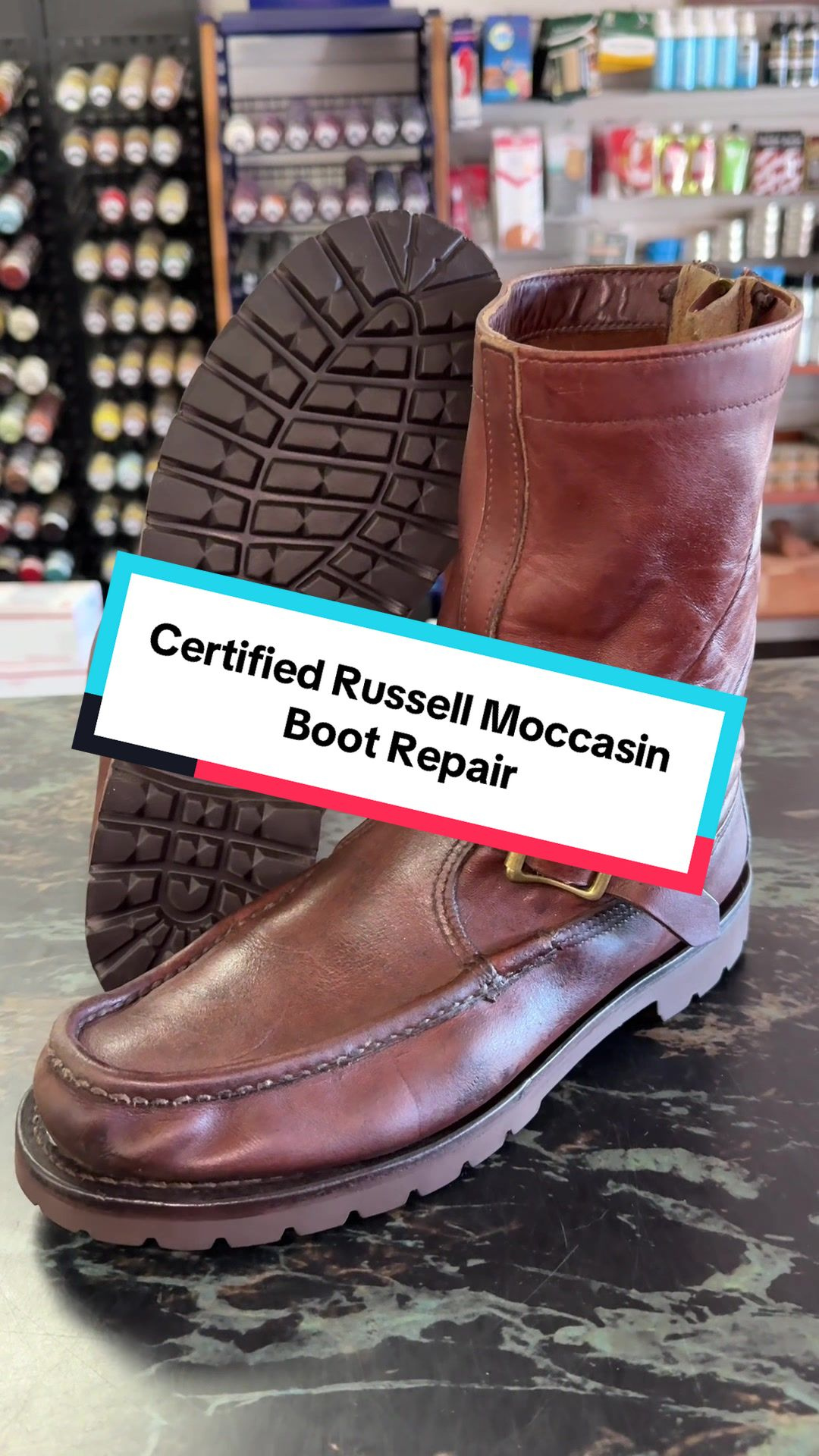 The certified repair shop for Russell Moccasin