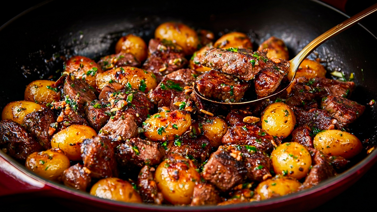 Whenever my husband wants meat and potatoes, I make this! Quick and ...