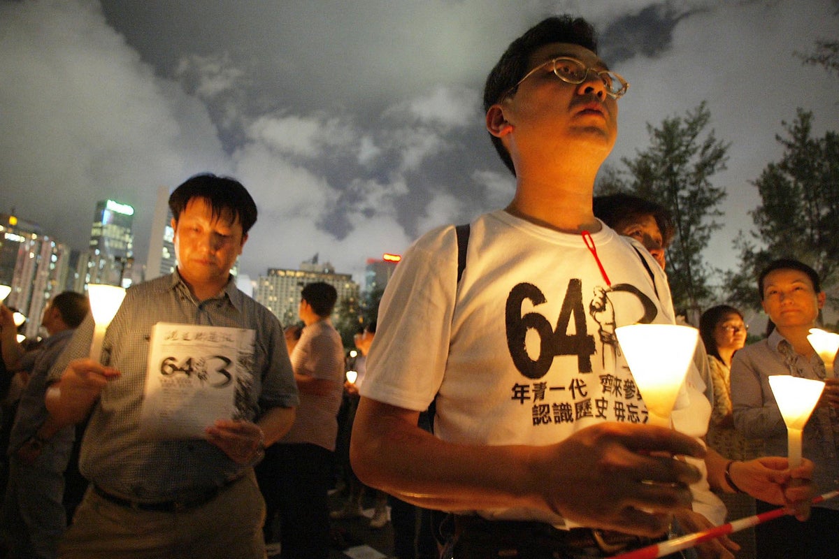 Hong Kong police stop artist from marking Tiananmen anniversary