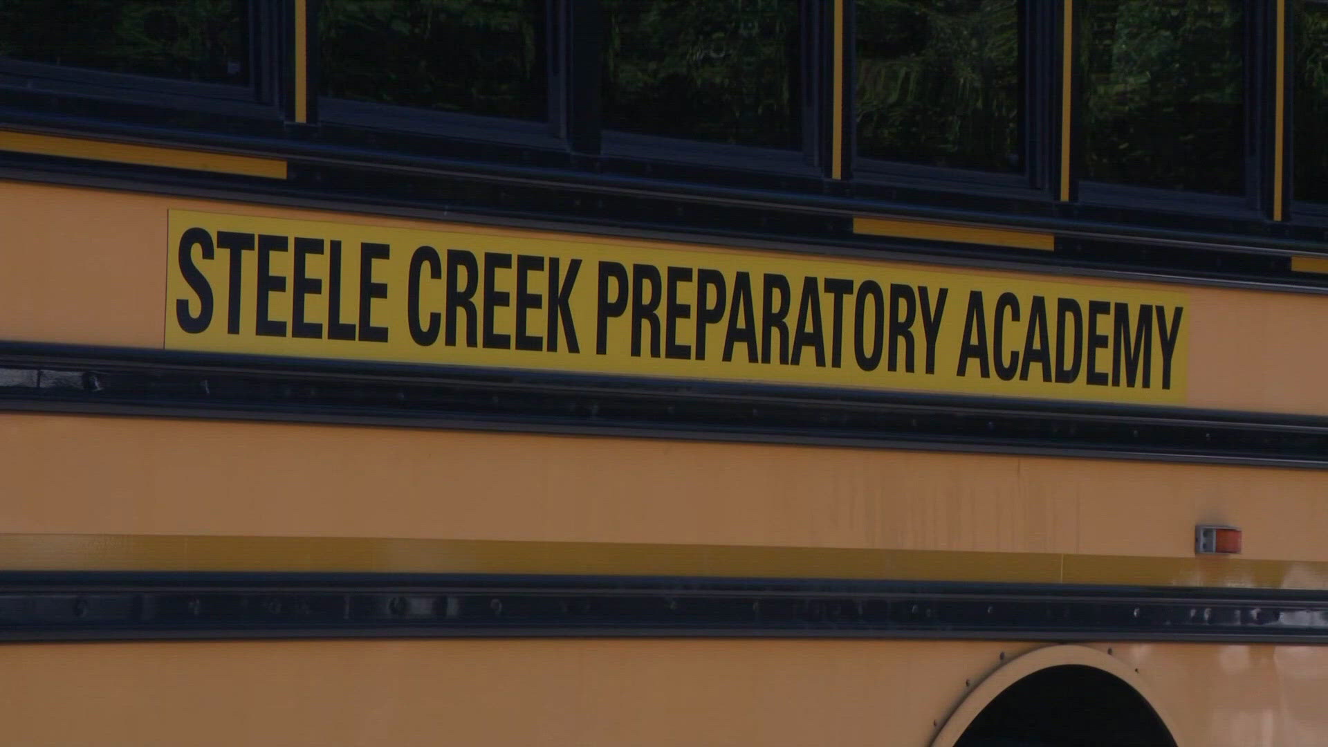 Person critically injured in south Charlotte school bus crash