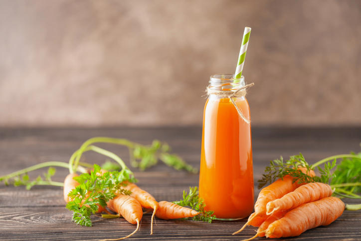 Karottensaft: frisch, mild und voller natürlicher Süße