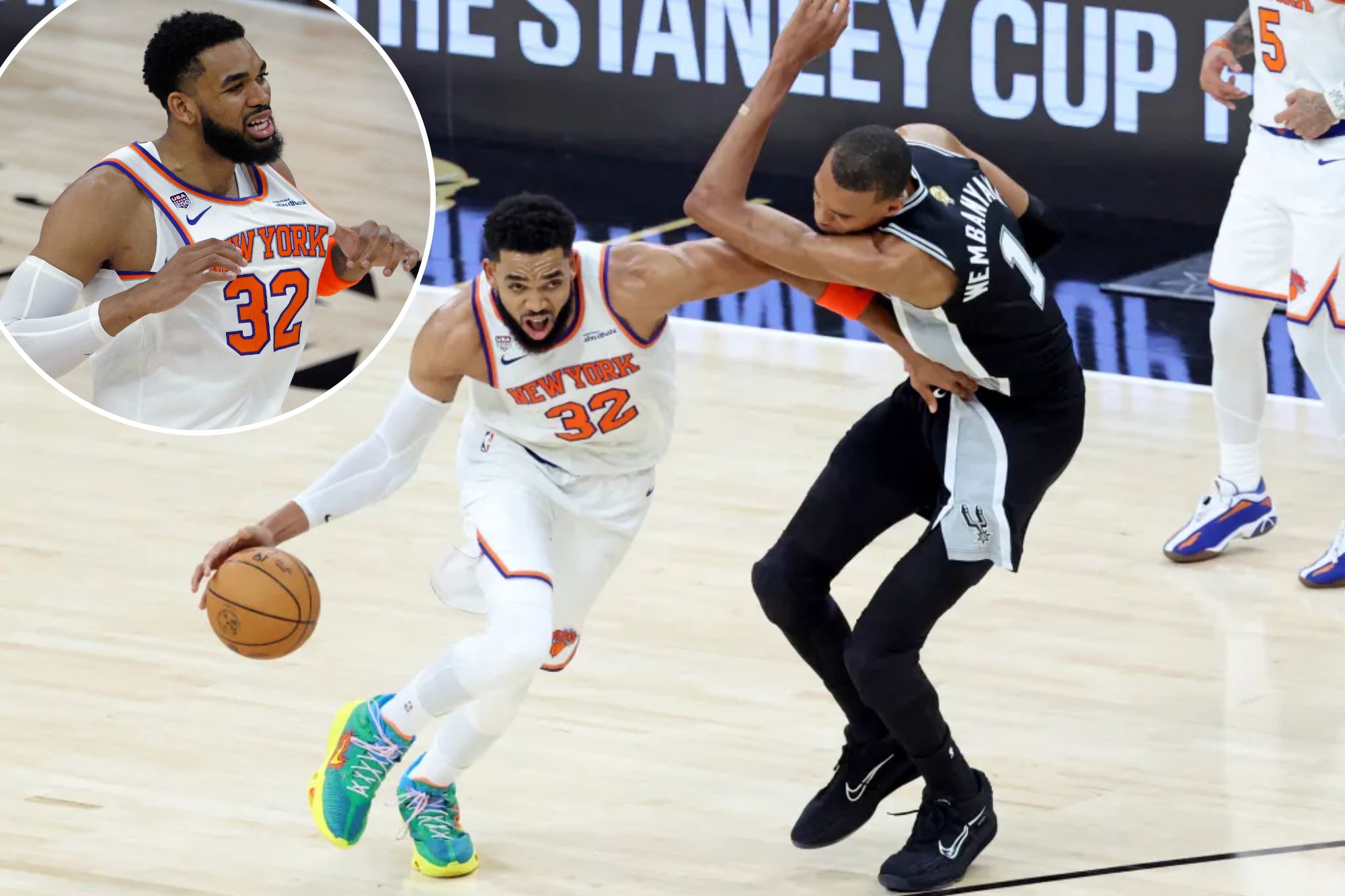 Karl-Anthony Towns took his Wemby challenge straight on in eye-opening ...
