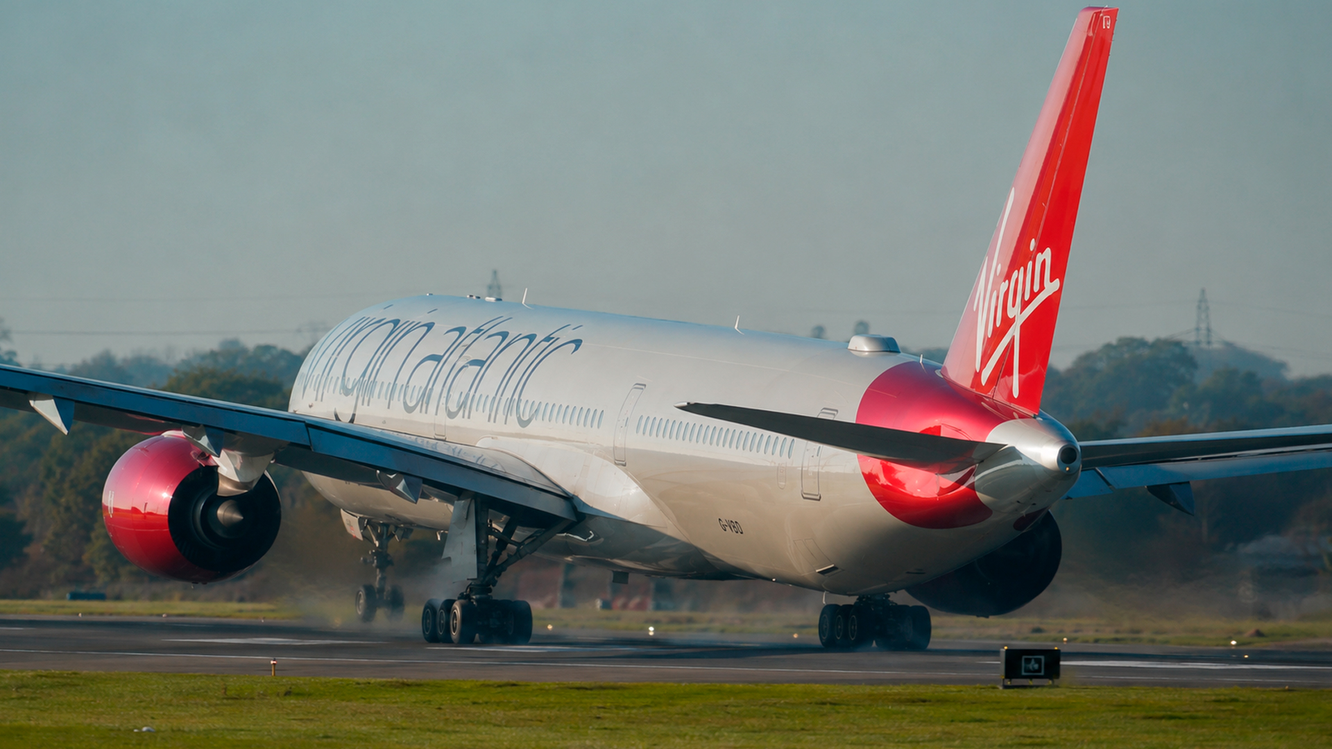 Empty A350-1000 rockets off the runway