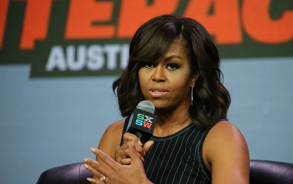 Michelle Obama questions absence of impostor syndrome among white men
