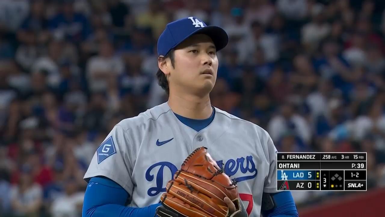 Shohei Ohtani dominates in 6 scoreless innings, Dodgers rout ...