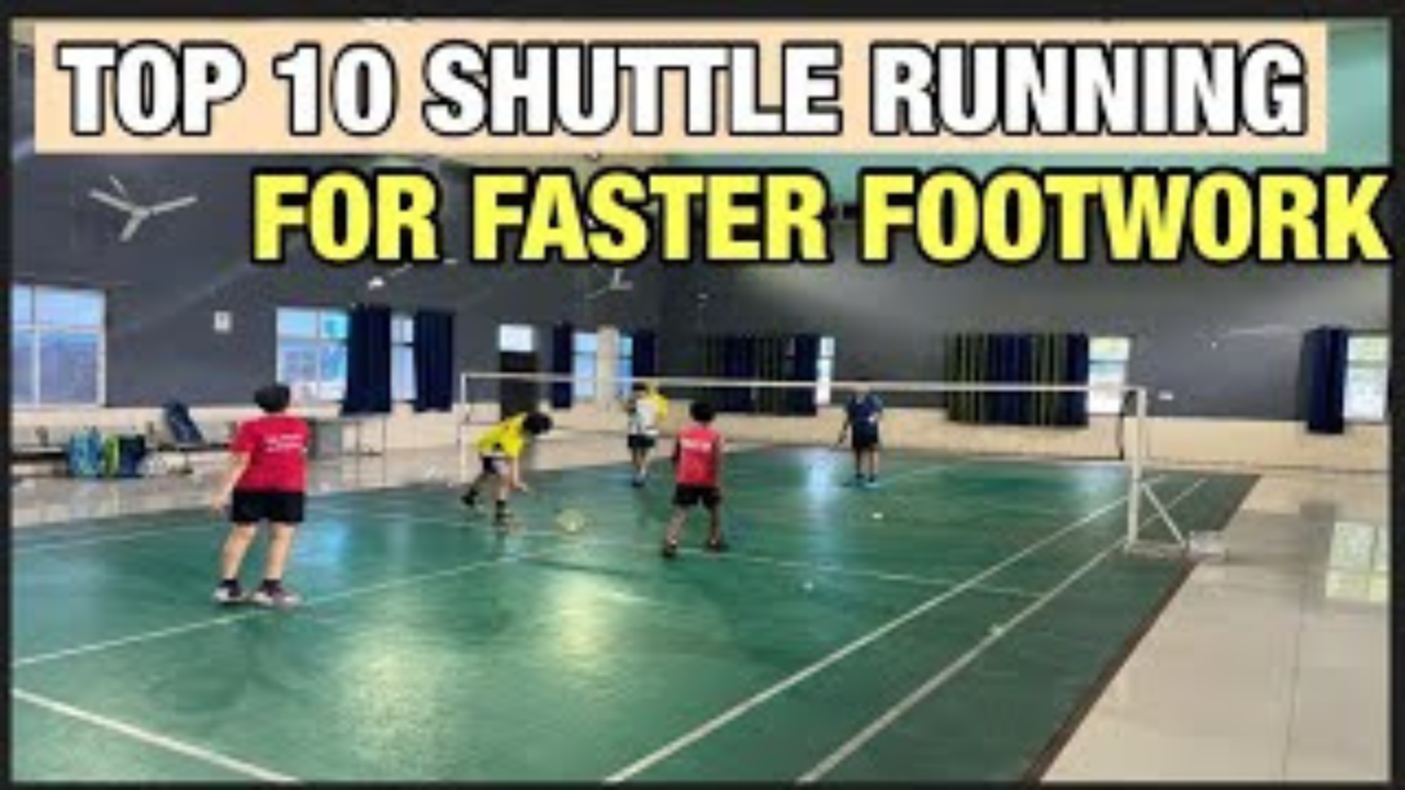 Shuttle running you should know: badminton footwork drill