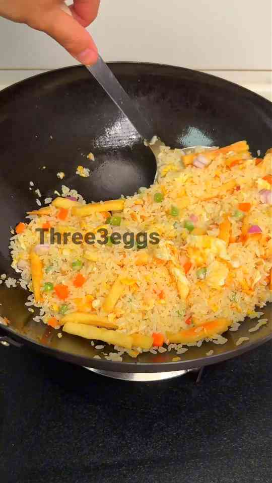 Fried rice made for burger lovers