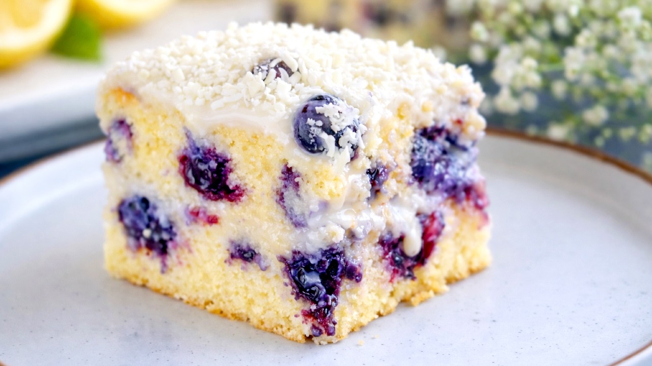 Moist lemon blueberry cake recipe everyone will love