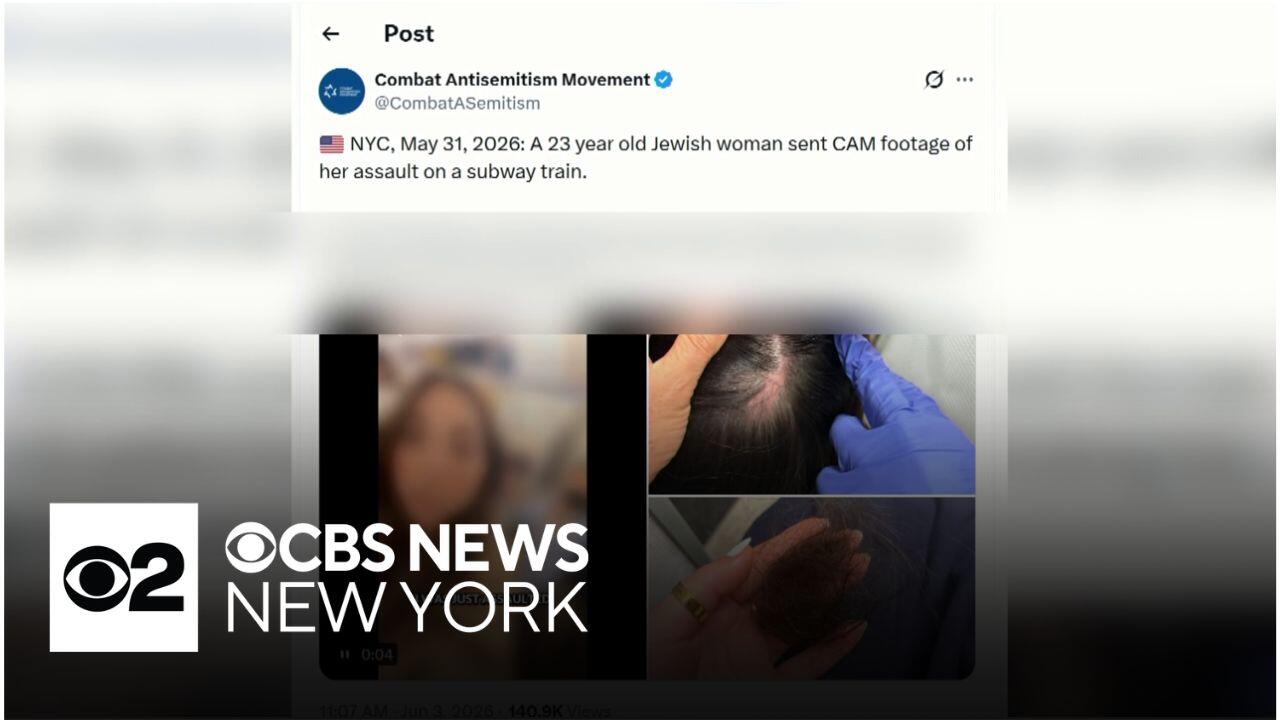 Video shows Jewish woman attacked on NYC subway train