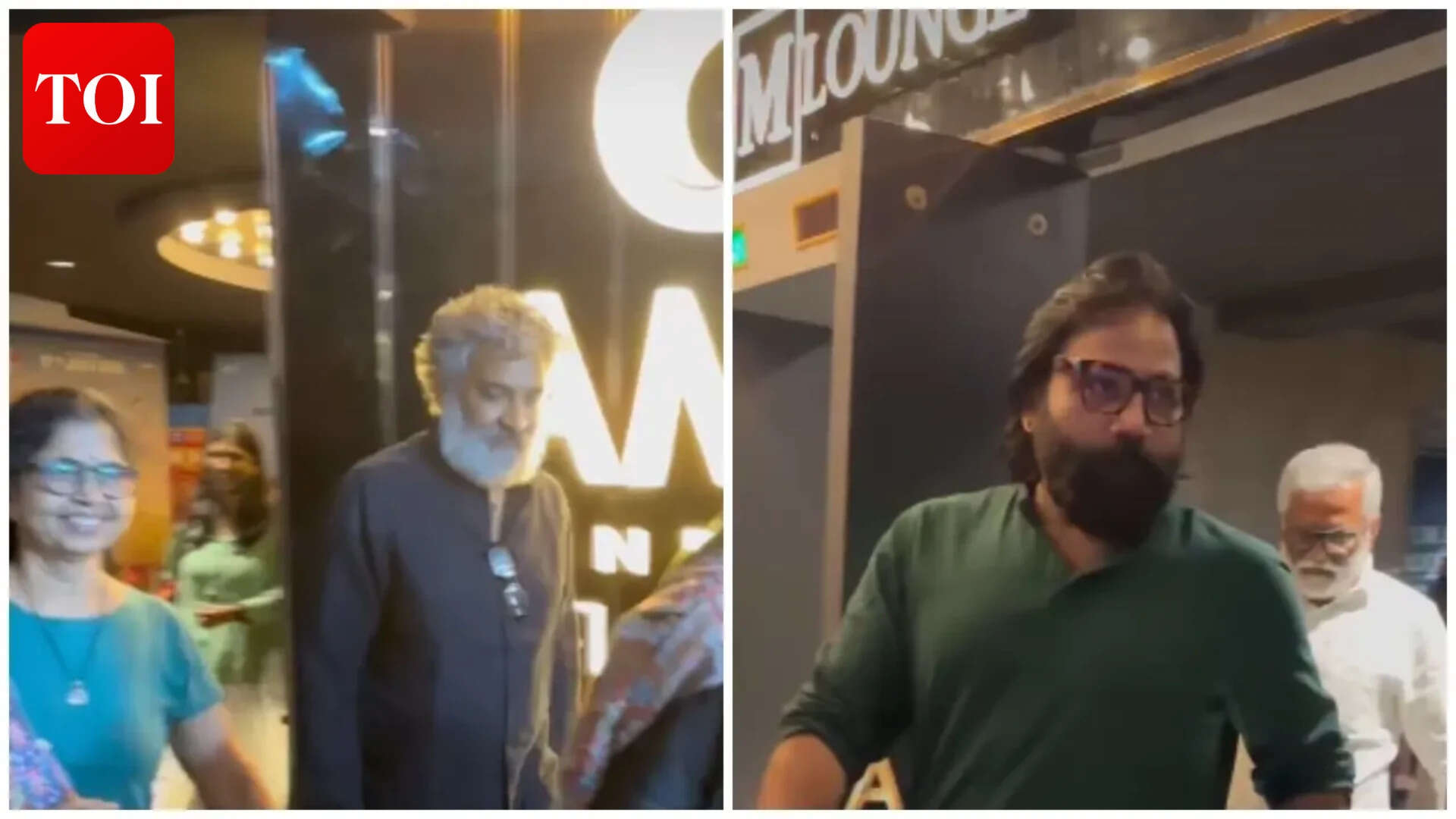 SS Rajamouli watches 'Peddi' in Hyderabad; director attends Ram Charan ...