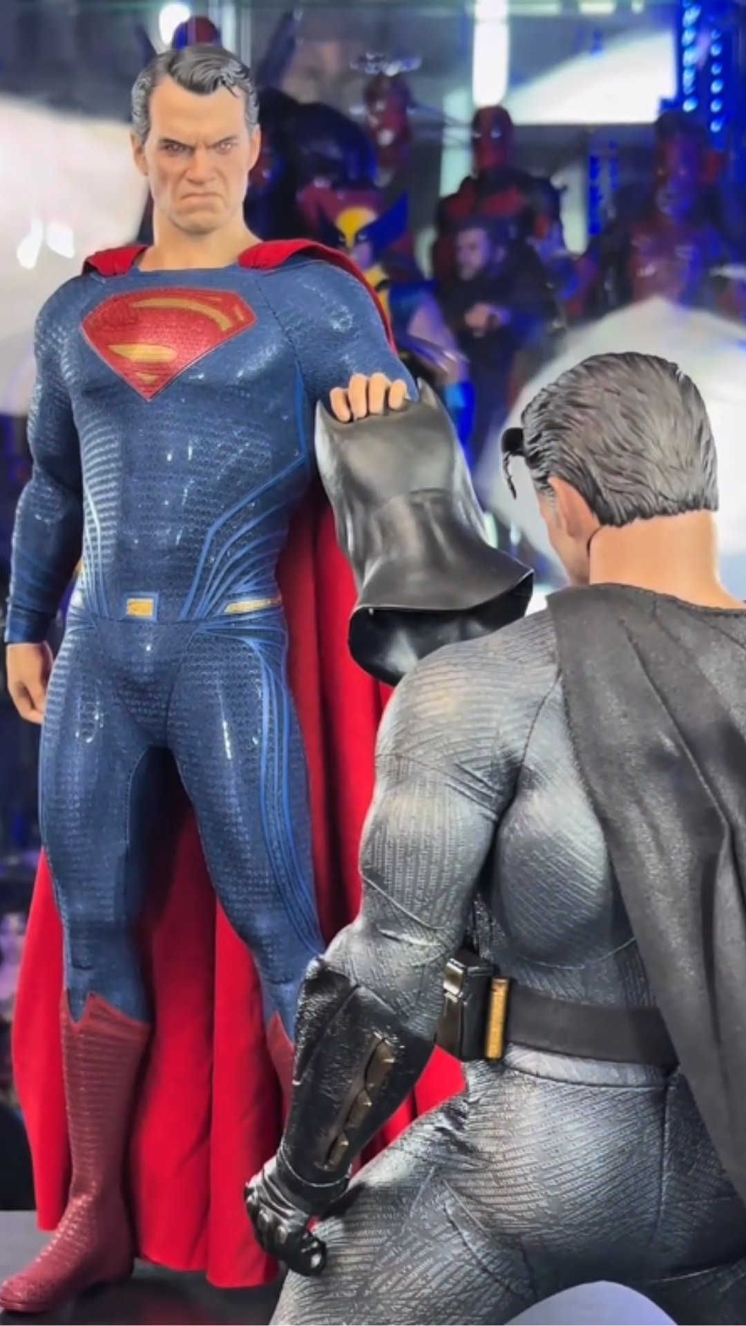 ASMR unboxing of Inart Superman figure